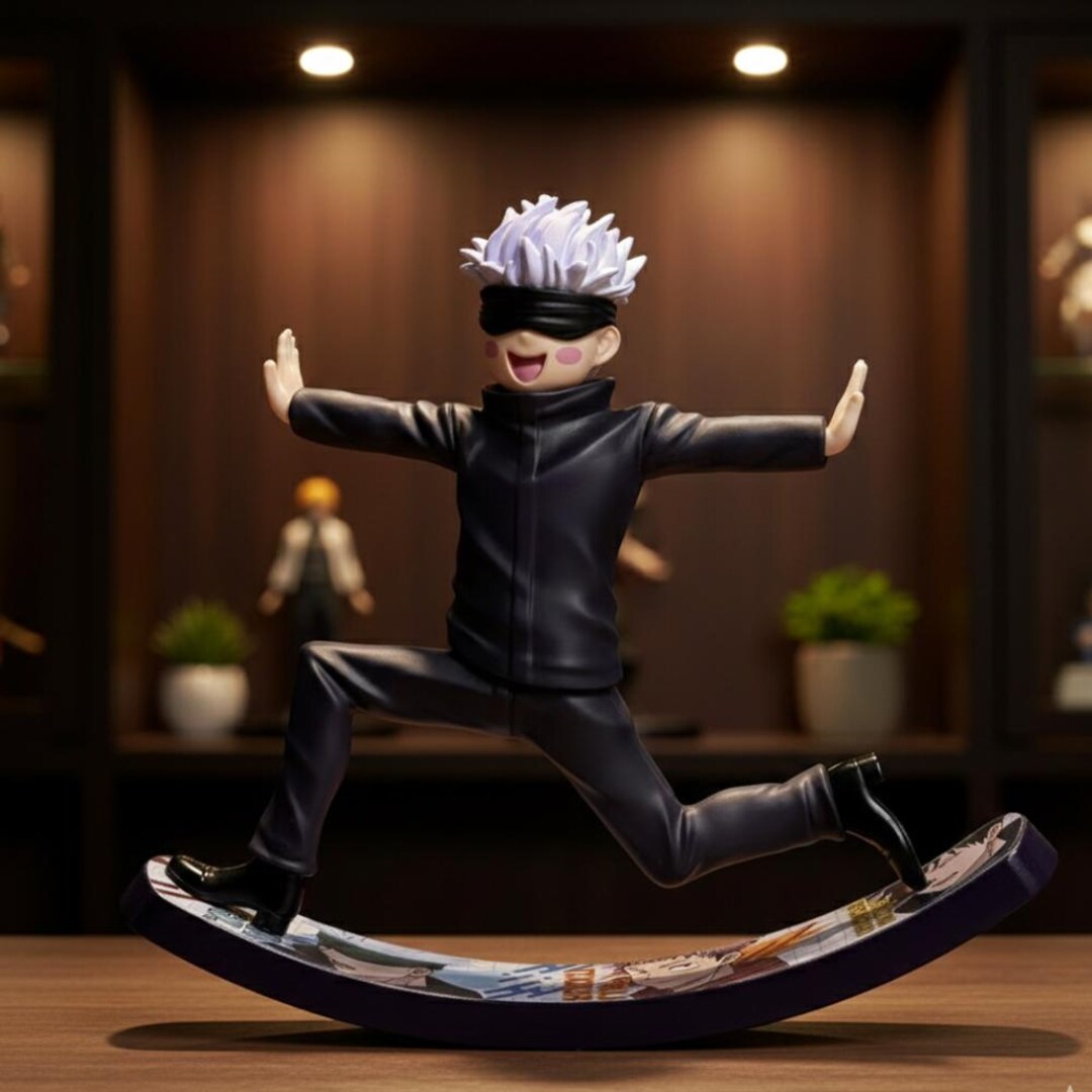 16.5cm Jujutsu Kaisen Anime Figure – Rocking Gojo Satoru PVC Action ...