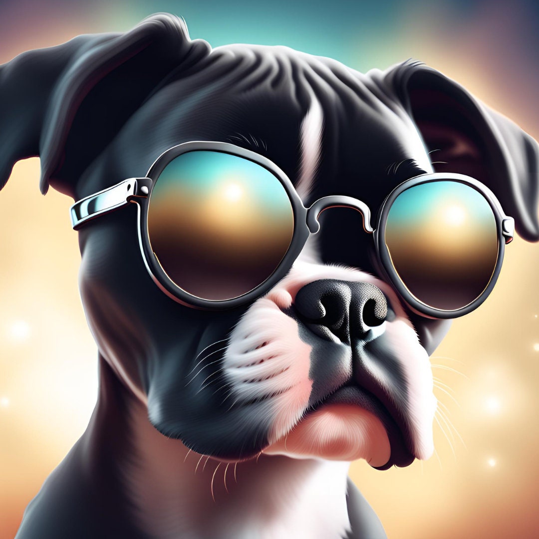 Rockstar Pet Portraits Using Pet Photo Personalized Digital Dog ...
