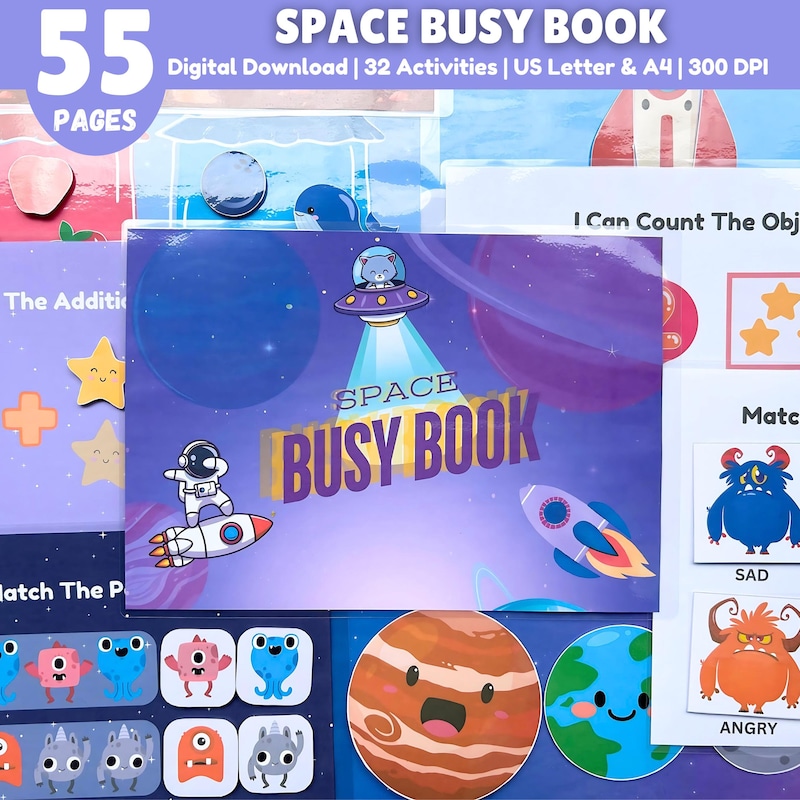 Busy Book Printable - Etsy