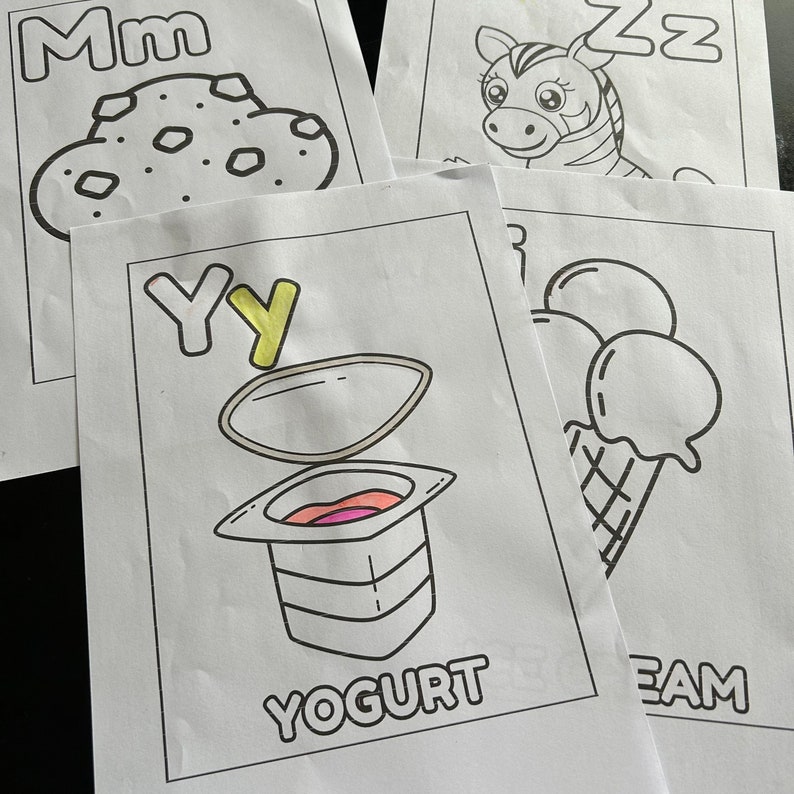 ABC Coloring Book, Alphabet Coloring Pages, 123 Coloring Book ...