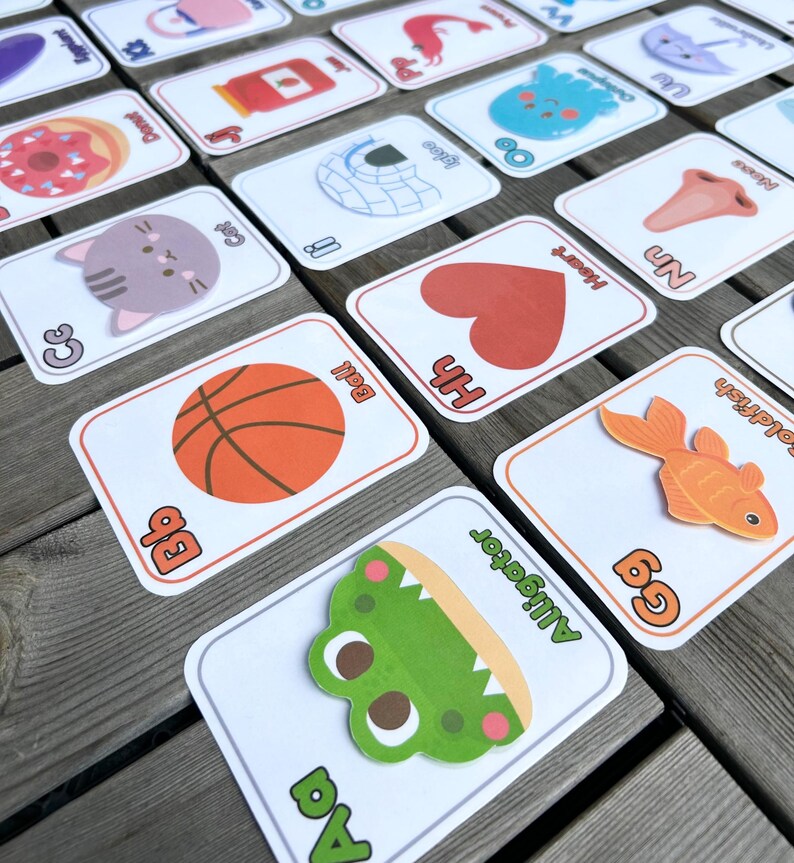 Alphabet Flash Cards, Editable Alphabets Flash Cards, 26 Editable ...