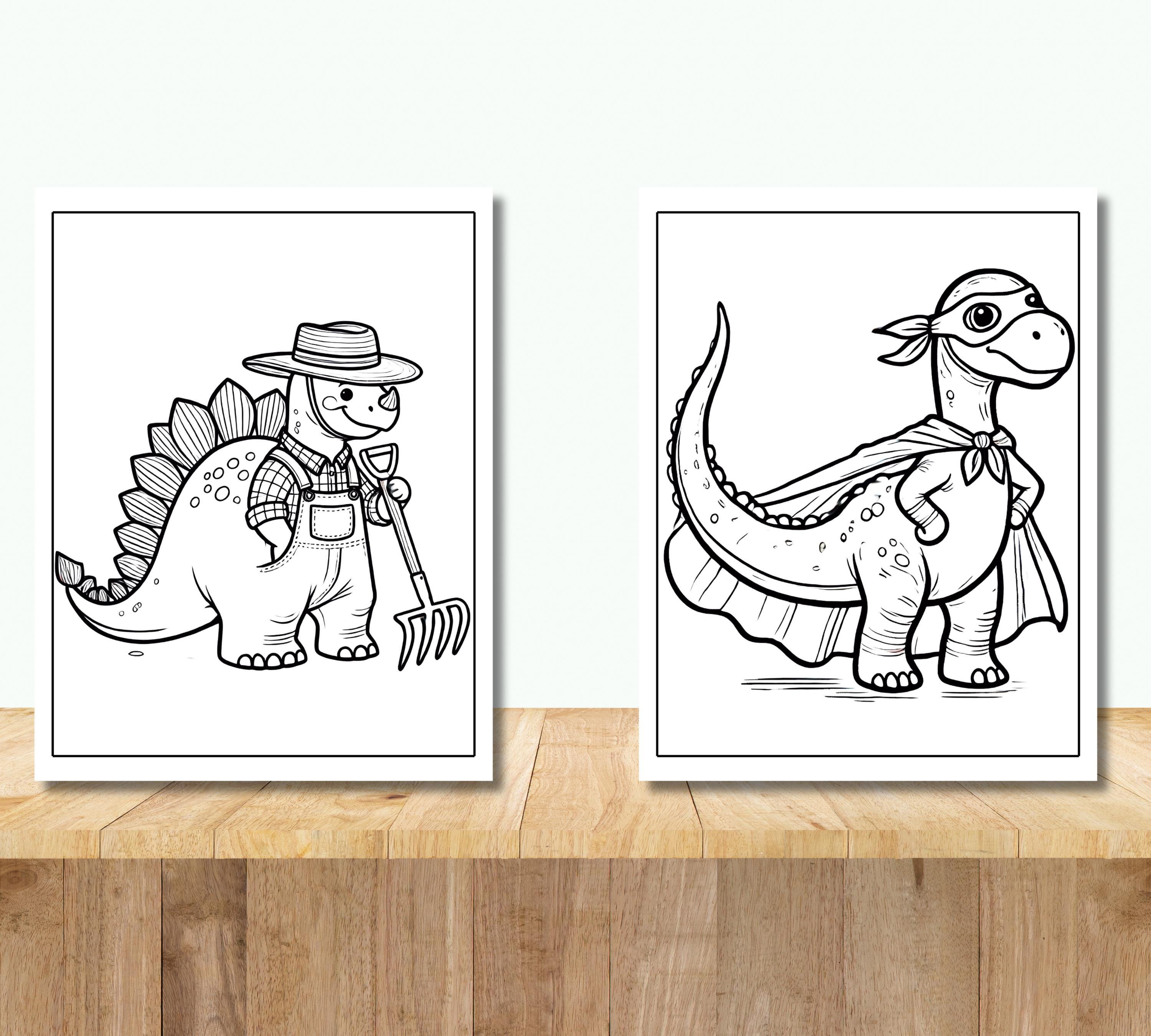 Dinosaur Coloring Book, Dinosaur Coloring Pages, Dinosaur Coloring ...