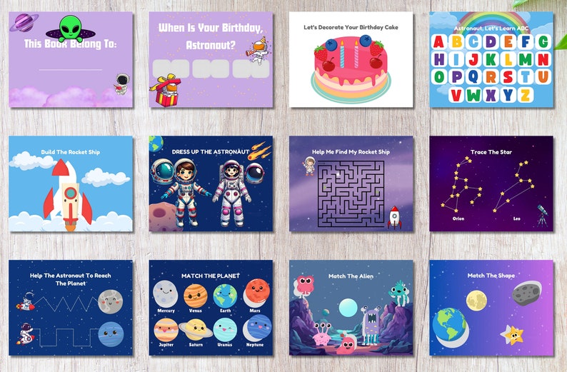 Busy Book Printable, Toddler Busy Book, Toddler Learning Binder ...