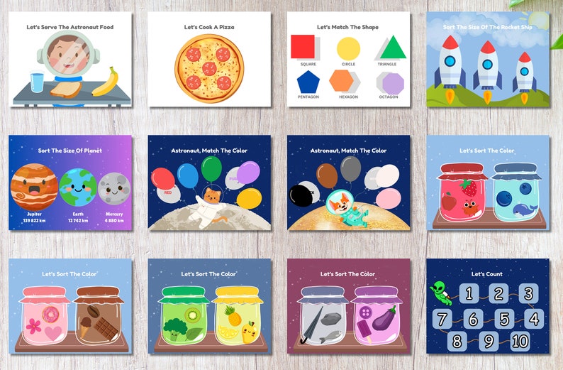 Busy Book Printable, Toddler Busy Book, Toddler Learning Binder ...