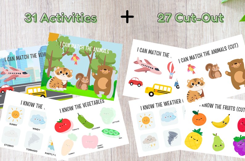 Toddler Busy Book, Toddler Learning Binder, Busy Book Printable ...