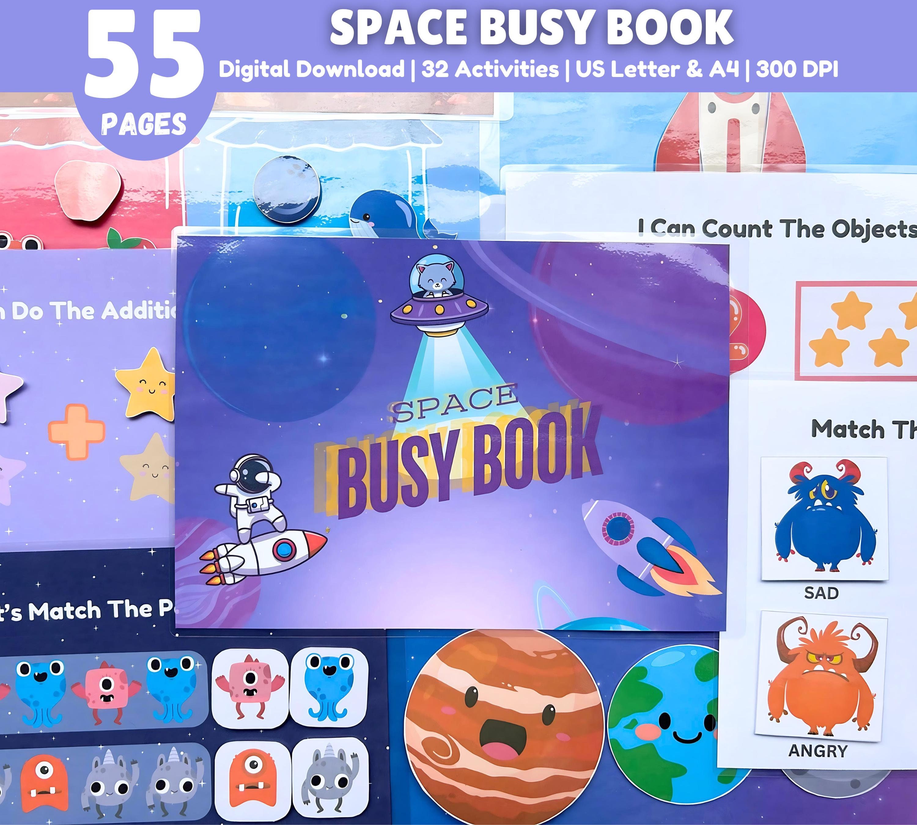 Busy Book Printable, Toddler Busy Book, Toddler Learning Binder ...