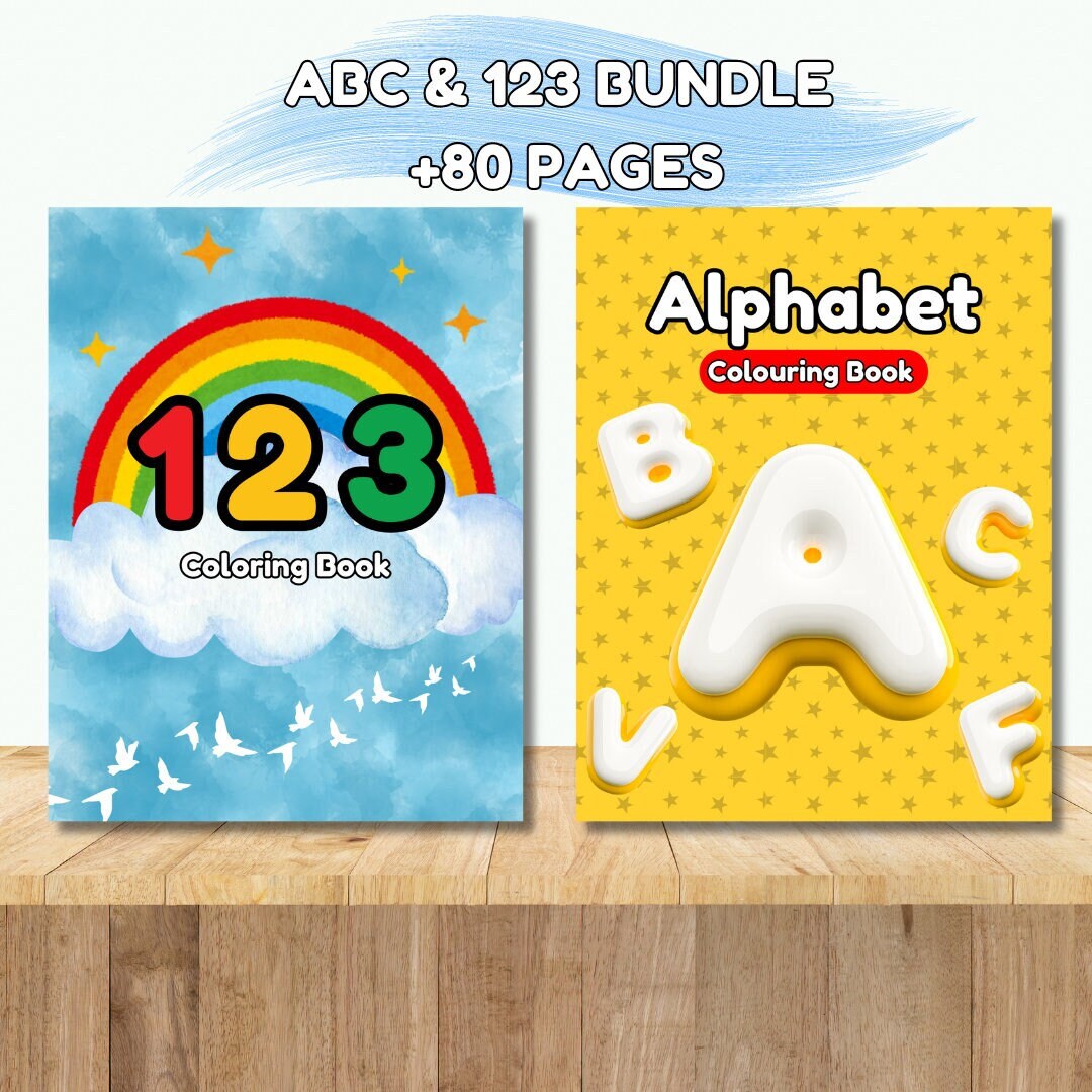ABC Coloring Book, ABC Coloring Pages, 123 Coloring Book, Preschool ...