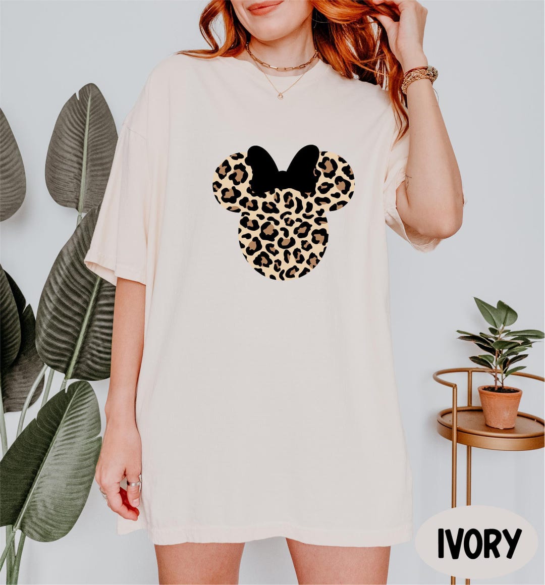 Leopard Mickey Shirt, Mickey and Minnie Shirt, Leopard Pattern Mickey ...