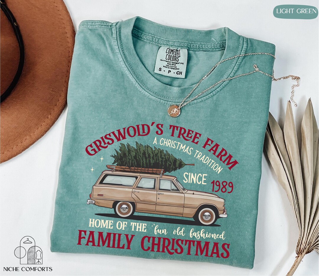 Comfort Colors® Griswold's Tree Farm Shirt, Christmas Tree Farm Shirt ...