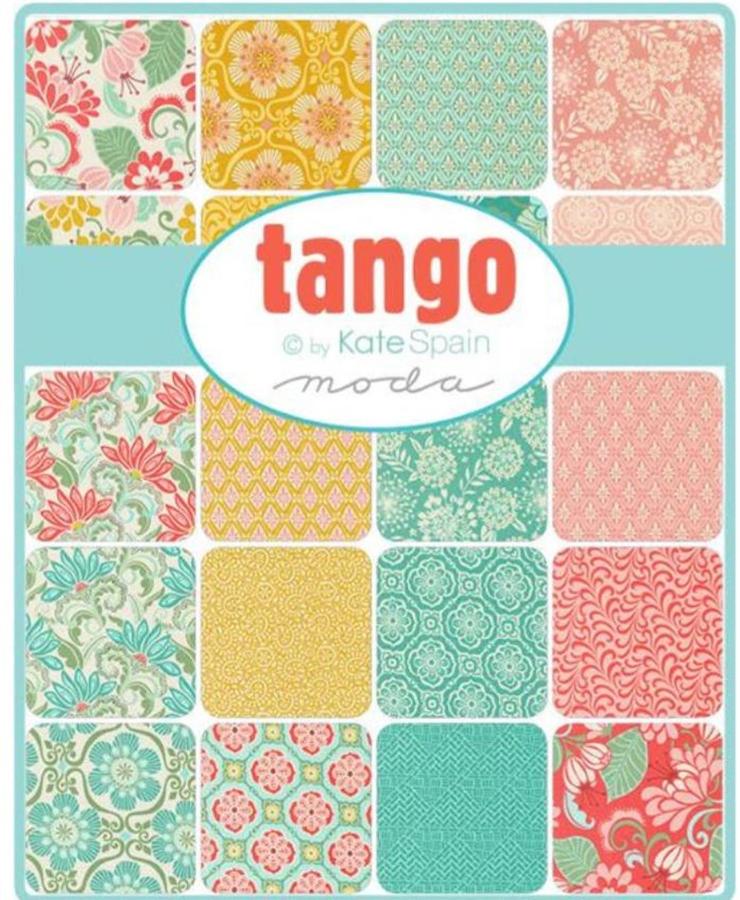 TANGO Layer Cake 10 Inch Squares by Kate Spain for Moda Springtime Colors - Etsy