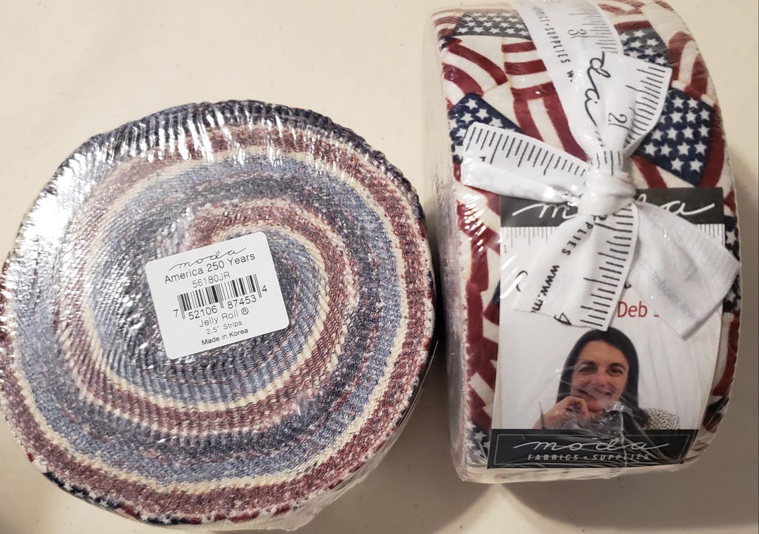 America 250 Years by Deb Strain for Moda Jelly Roll Strips * Patriotic ...