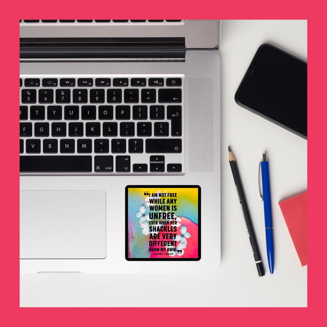 Audre Lorde Quote Sticker - Social Justice Decal for Women's Rights ...