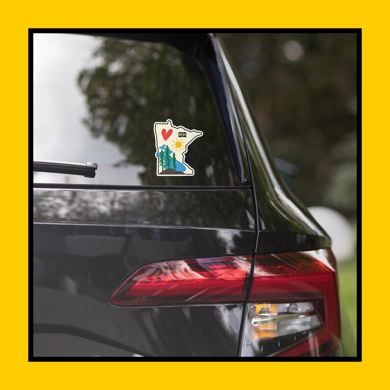 Minnesota Nature Lovers Decal - Fun Sticker Gift for Minnesota ...