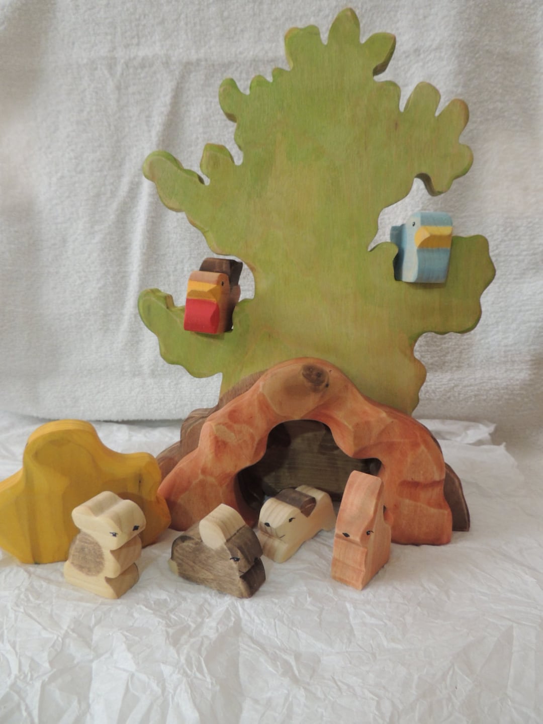 Large Woodland Tree Waldorf Style. American Midwest Hand Crafted - Etsy