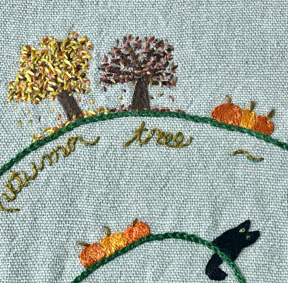 Autumn Trees Embroidery Pattern PDF Instant Download DIY | Etsy