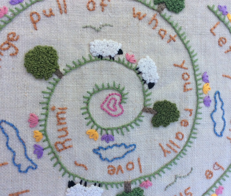 Rumi Wisdom, Embroidery Pattern Pdf, Instant Download, Beginning ...