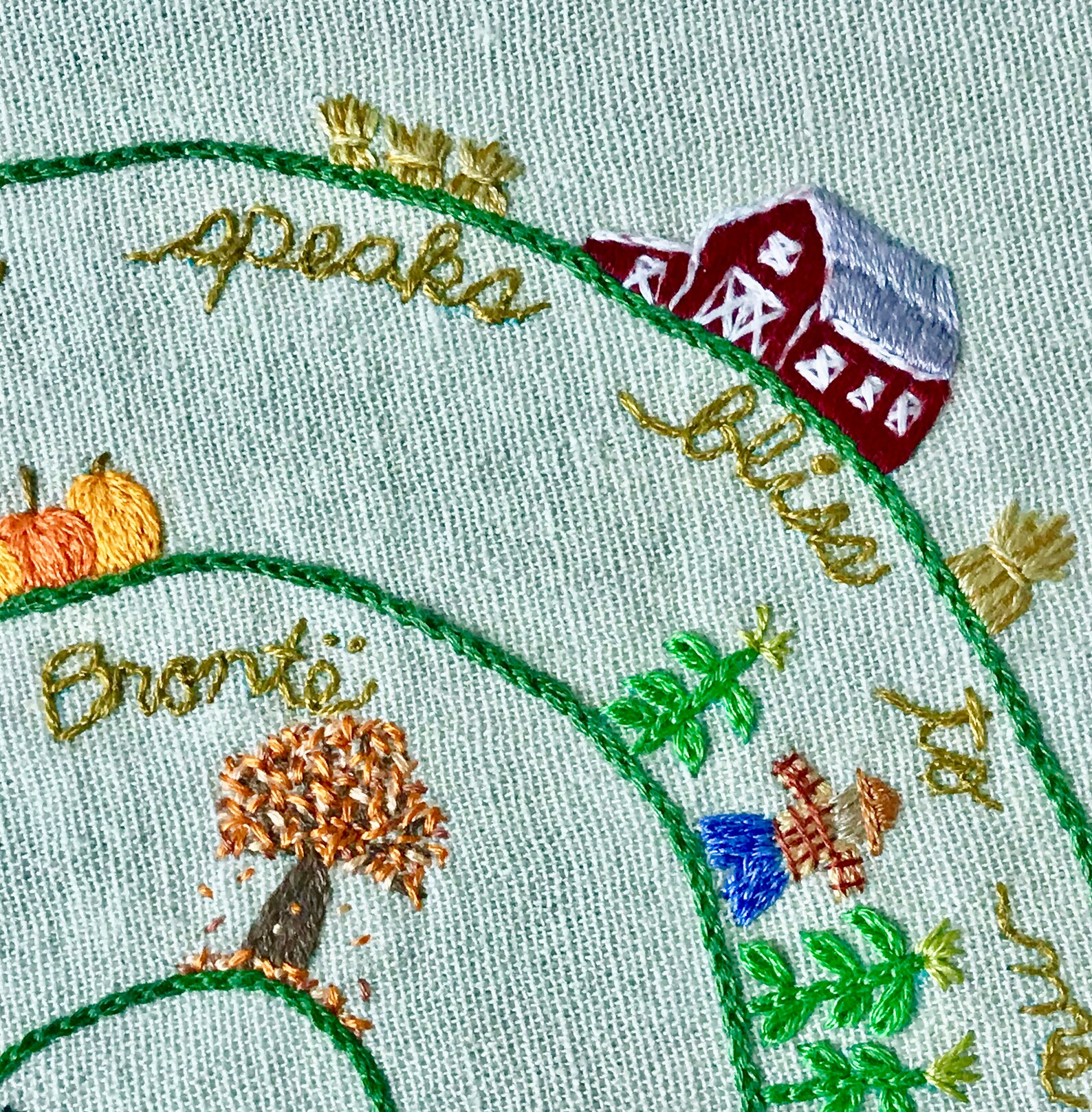 Autumn Trees Embroidery Pattern PDF Instant Download DIY | Etsy