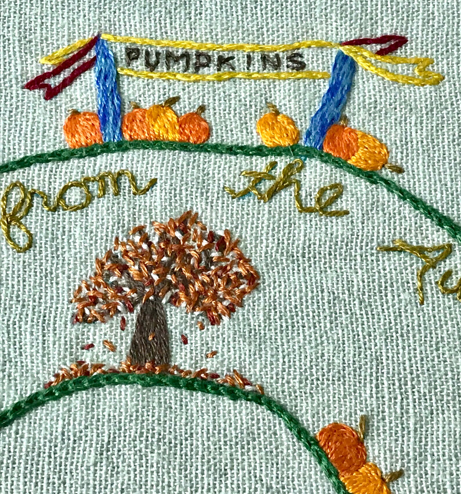 Autumn Trees Embroidery Pattern PDF Instant Download DIY | Etsy