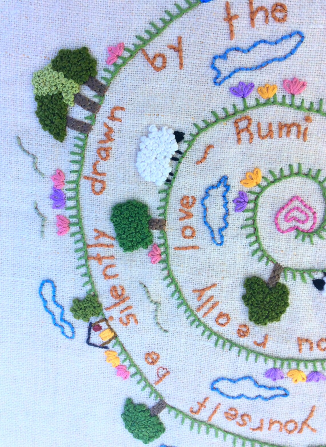 Rumi Wisdom, Embroidery Pattern Pdf, Instant Download, Beginning ...