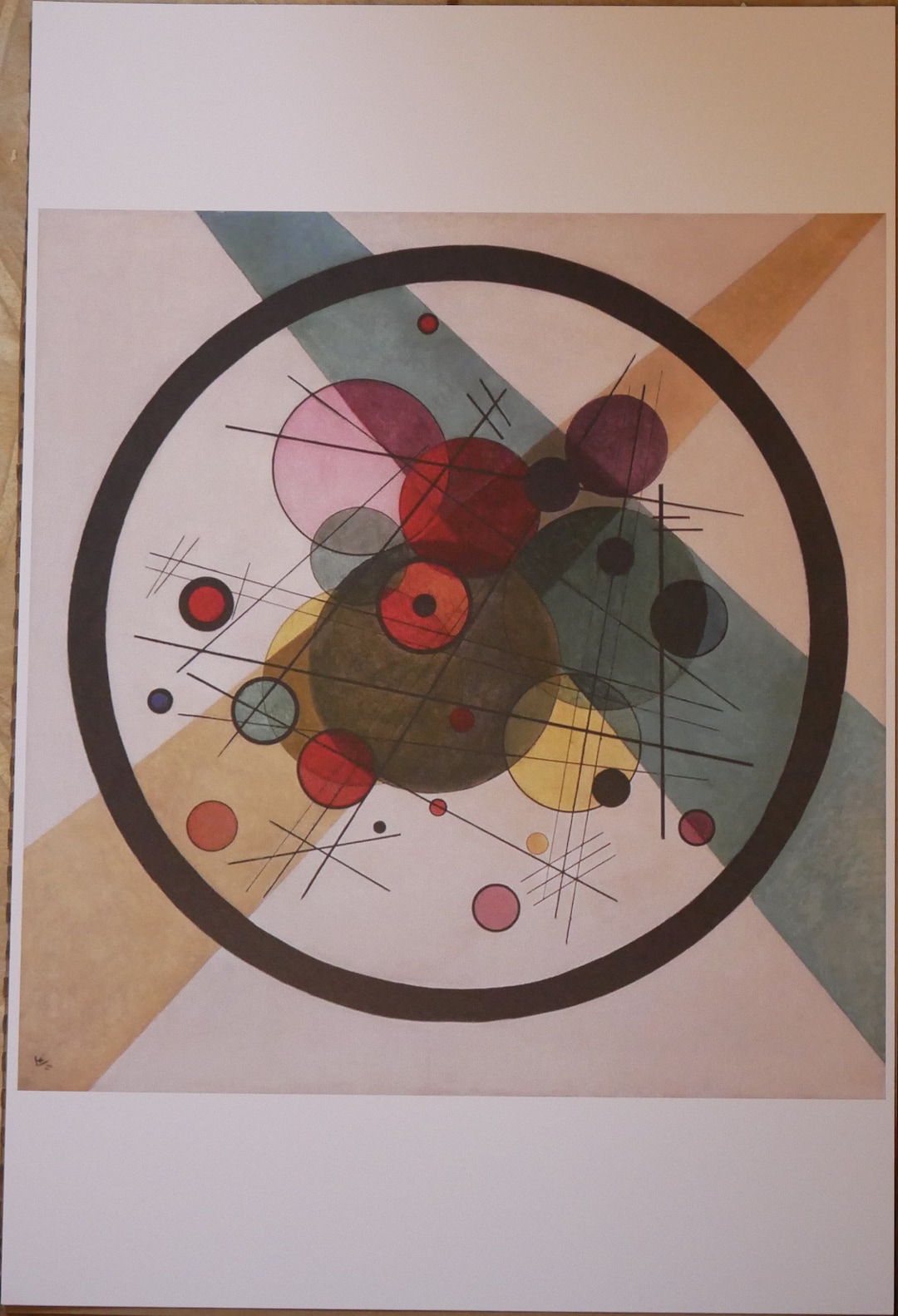 Circles in a Circle Art Print for 12x12 Mat - Etsy