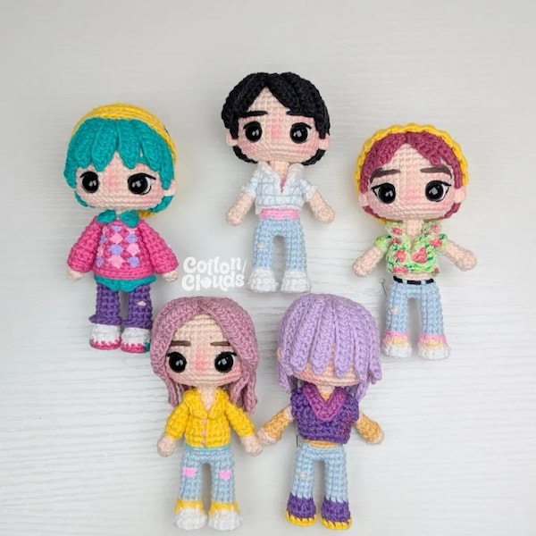 Kpop Demon Hunters Tiger Crochet Pattern - Etsy