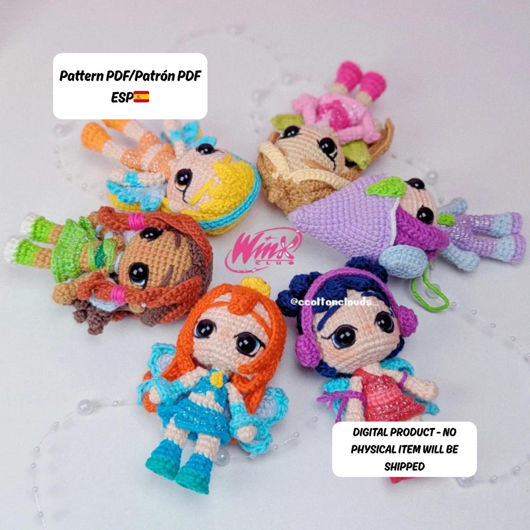 Ebook Winx Club - Patrón PDF En ESPAÑOL - Etsy