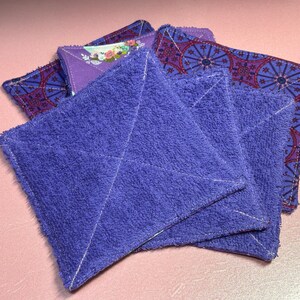 Reusable Face Wash Cloths Purple Unicorns Profile - Etsy