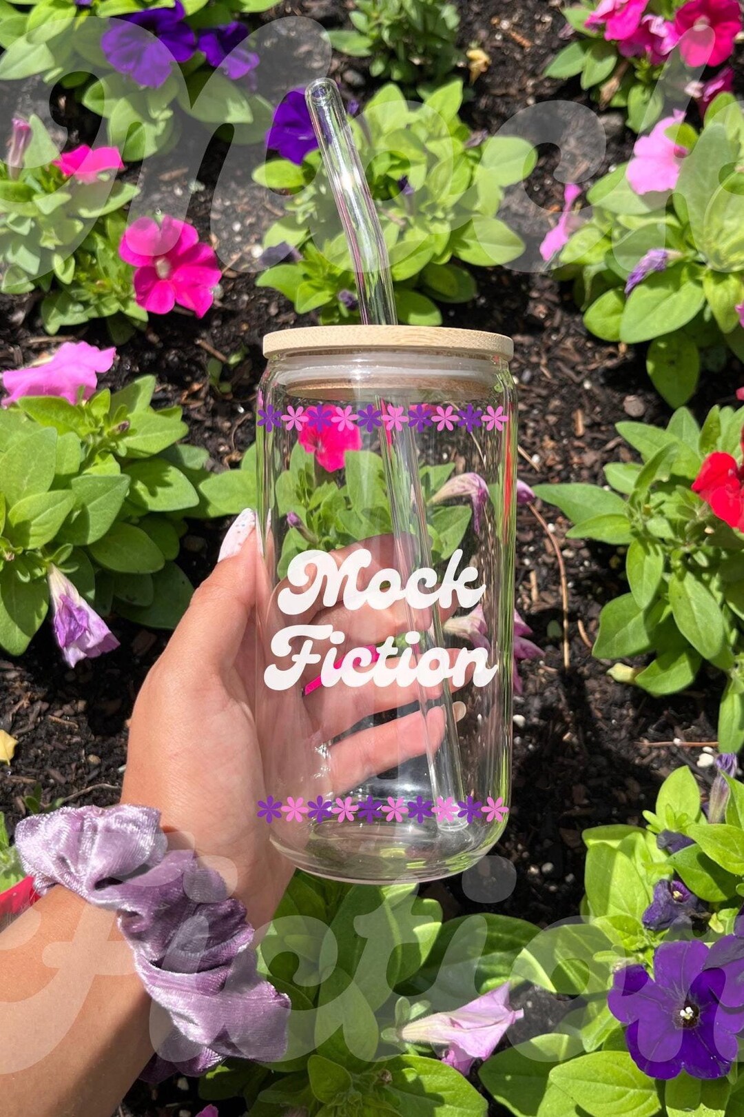 Summer Glass Mockup, Glass Can Mockup, Outdoor Mockup, Glass Tumbler ...