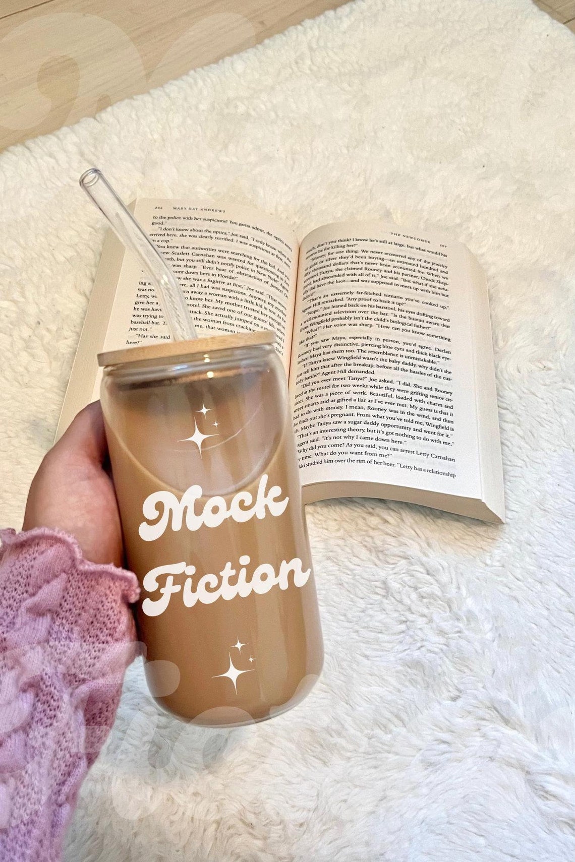 Libbey Glass Mockup, Bookish Glass Cup Mockup, Glass Can Mockup ...
