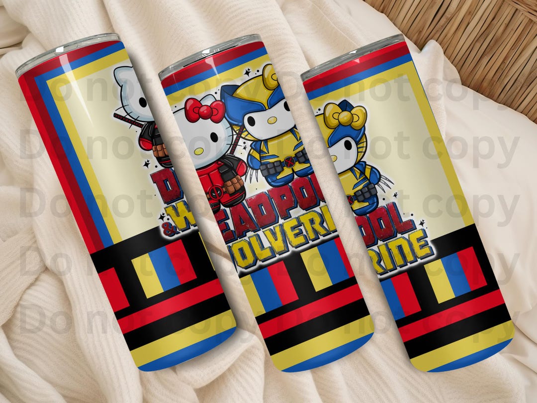 Hello Deadpool and Wolverine Tumbler 20oz and 30oz Tumbler. - Etsy