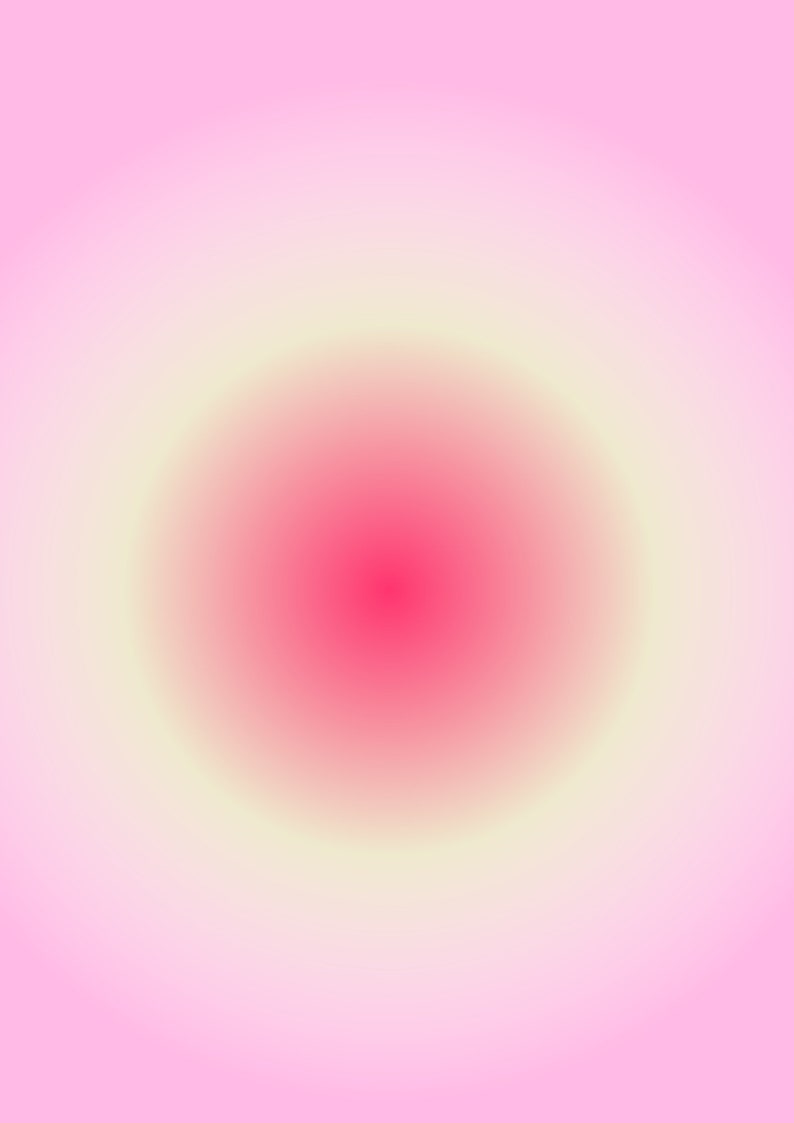 Pink Gradient Poster - Etsy