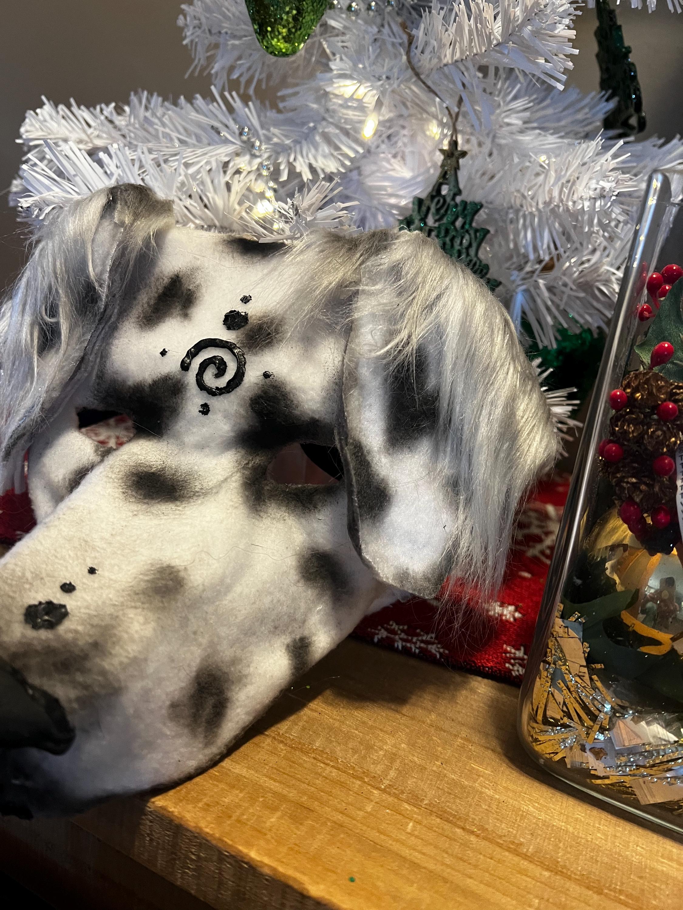 Therian Styled Mask/gear Dalmatian Mask With Elastic. - Etsy