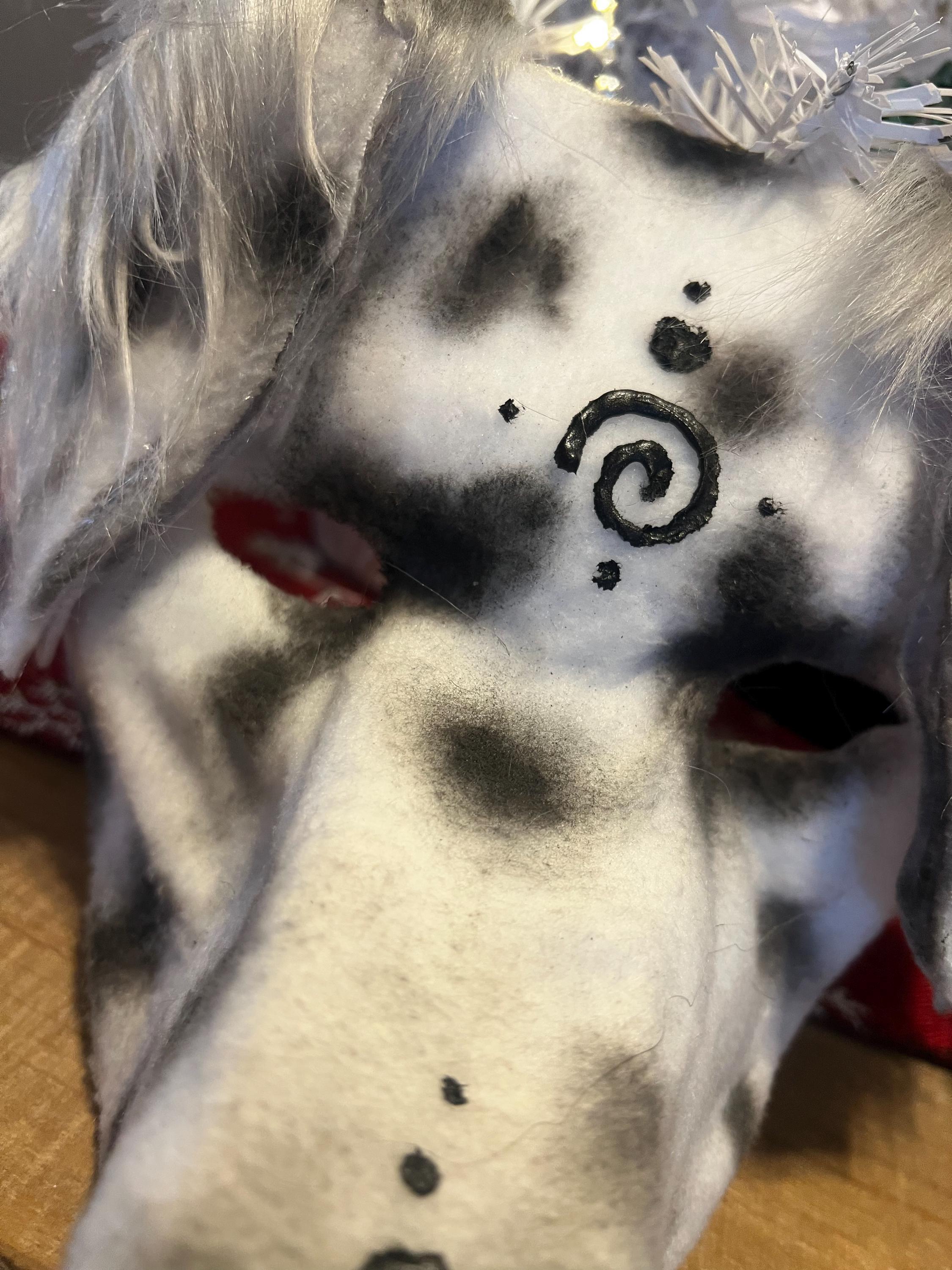 Therian Styled Mask/gear Dalmatian Mask With Elastic. - Etsy