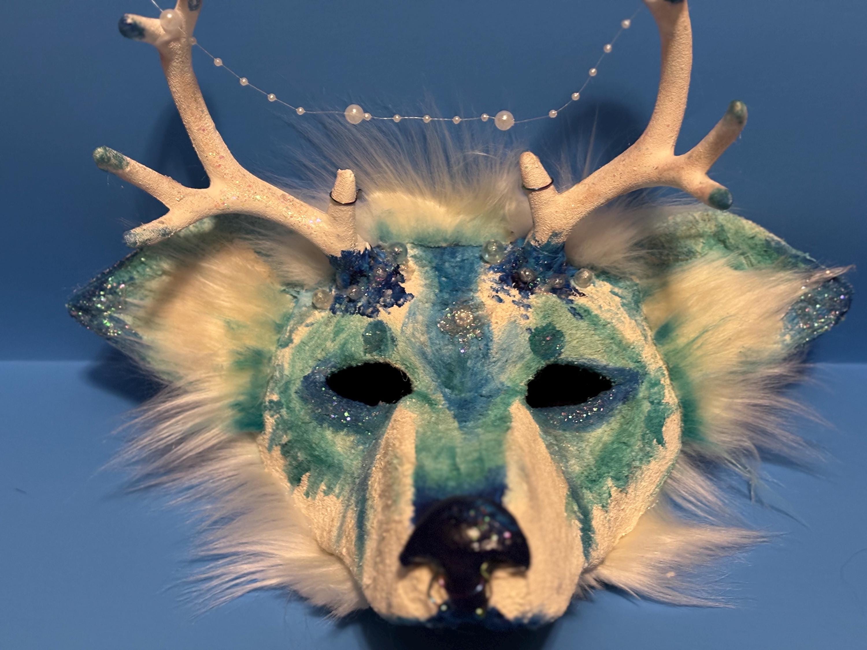 Winter Solstice Deer Mask - Etsy