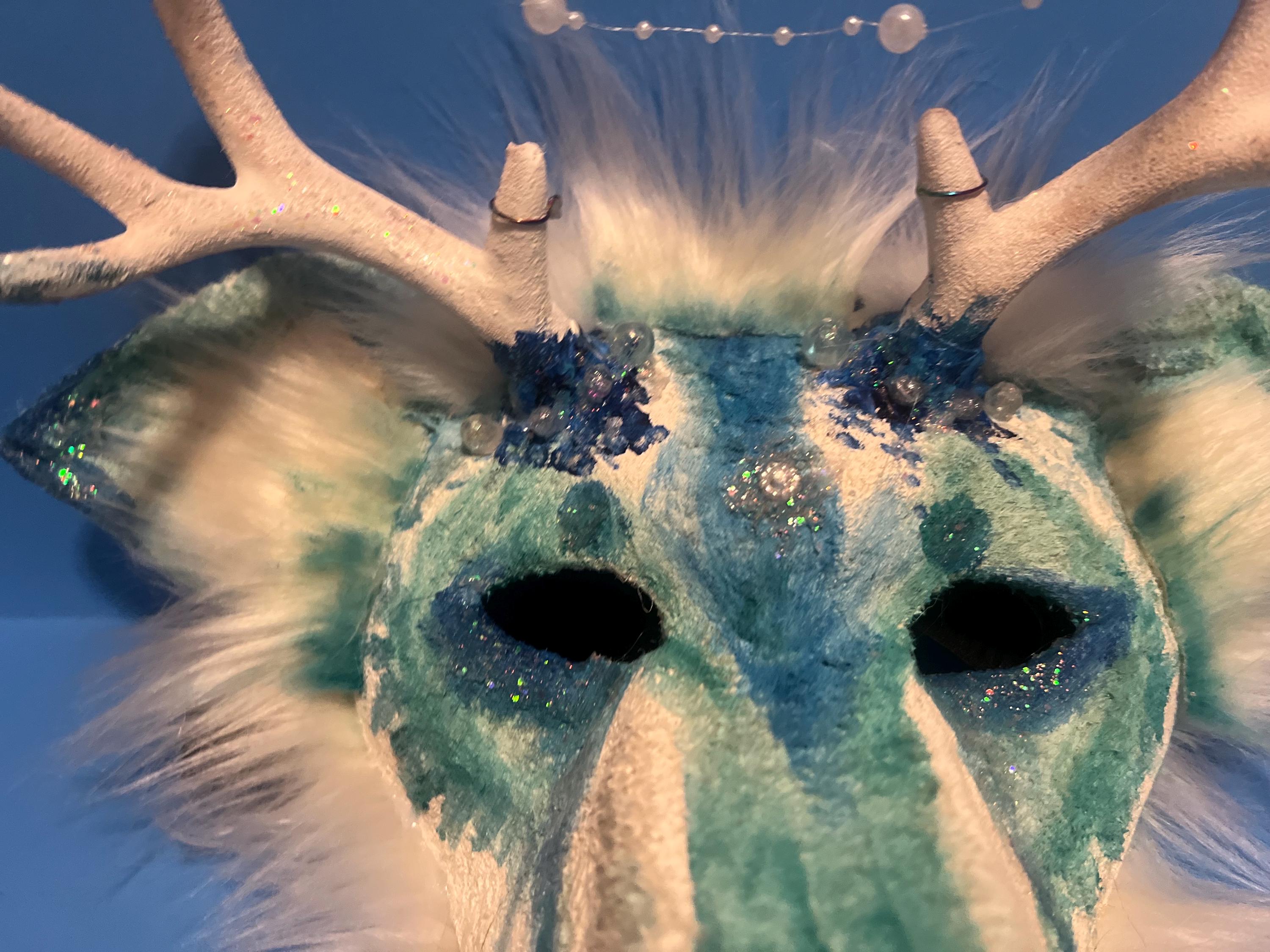 Winter Solstice Deer Mask - Etsy