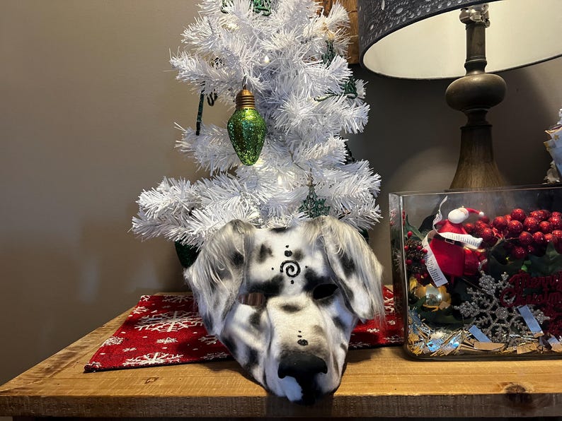 Therian Styled Mask/gear Dalmatian Mask With Elastic. - Etsy