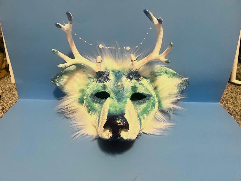 Winter Solstice Deer Mask - Etsy
