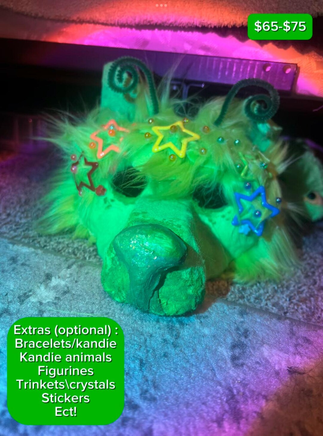 Green Alien Puppy Mask! - Etsy