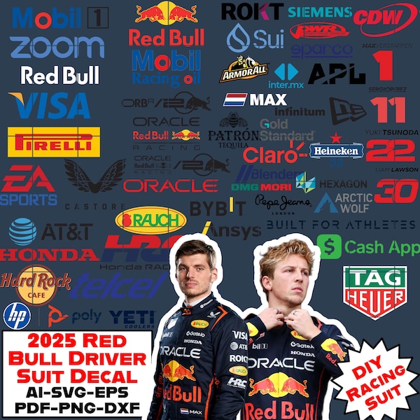 F1 Logos Redbull - Etsy