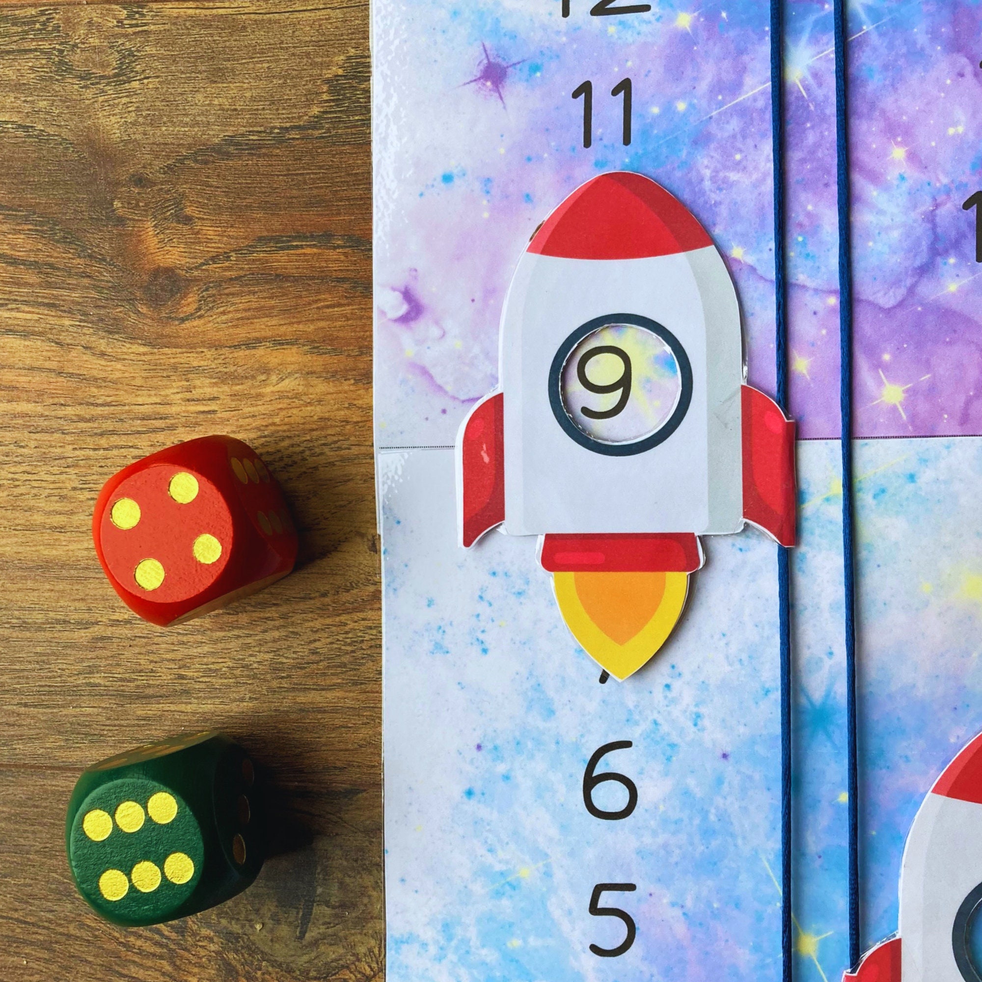 Rocket Race Game Printable, Solar System Printable, Outer Space for ...