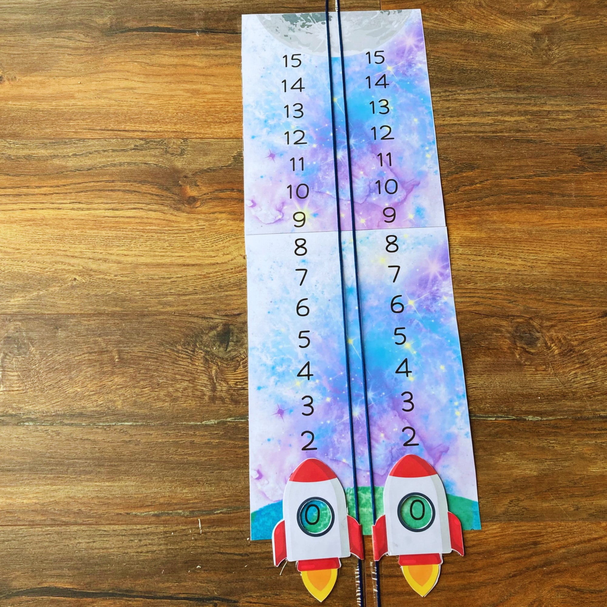 Rocket Race Game Printable, Solar System Printable, Outer Space for ...