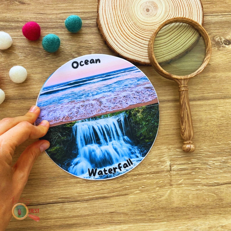 14 Types of Landforms Kids Printable Activity, Flip Book Land ...