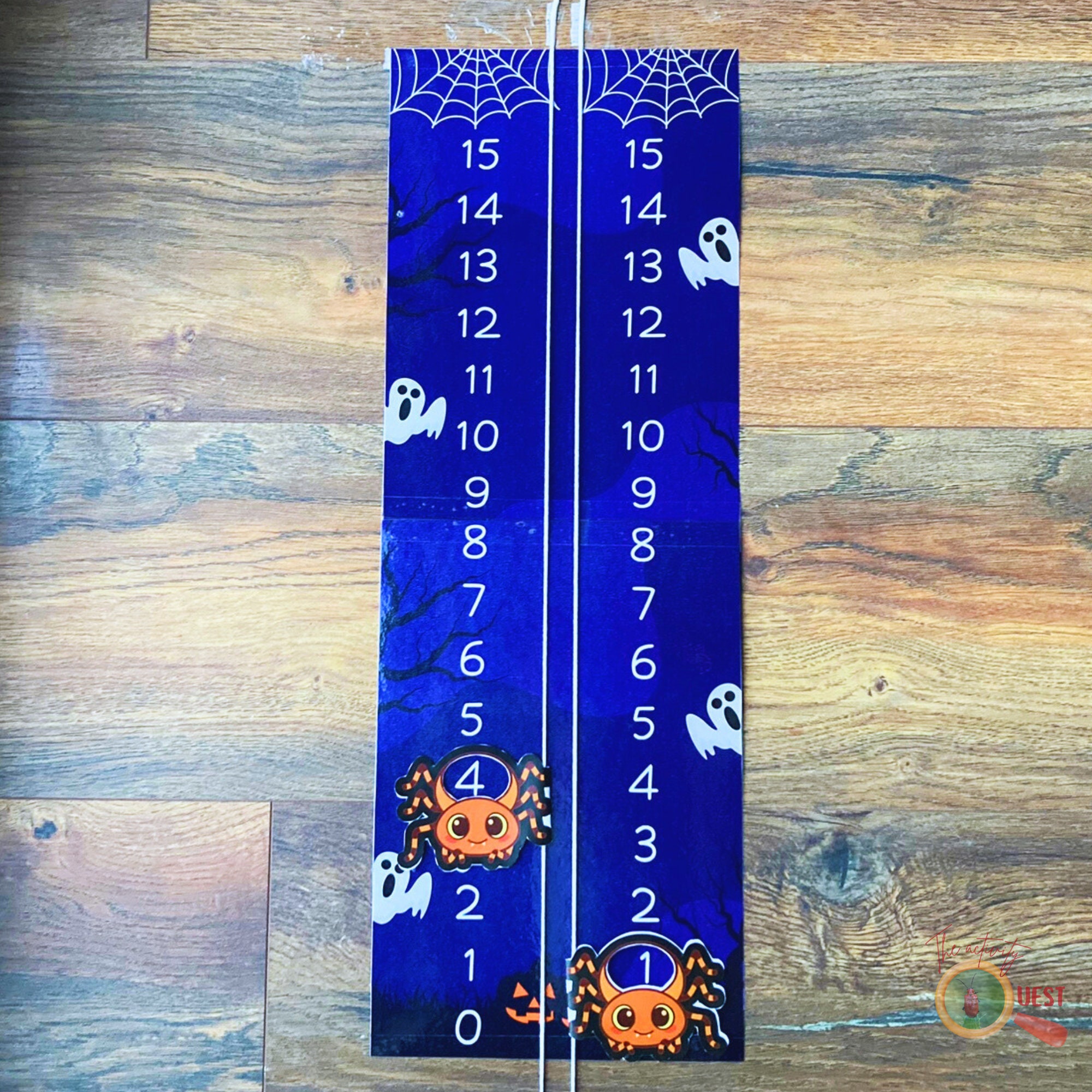 HALLOWEEN Spider Race Game Printable, Spooky Spider Web Competition ...