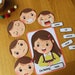 Girls/boys Emotions Activity, Kids Feelings Matching Game, Preschool ...