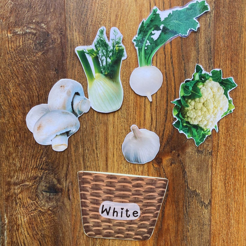 Fruits and Vegetables Sorting Activity, Educational Preschool Game ...