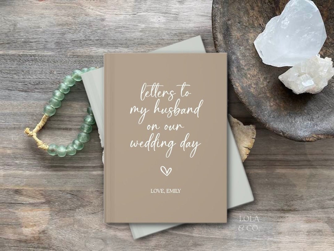 Love Letters to My Husband, Personalized Wedding Gift, Anniversary Gift ...