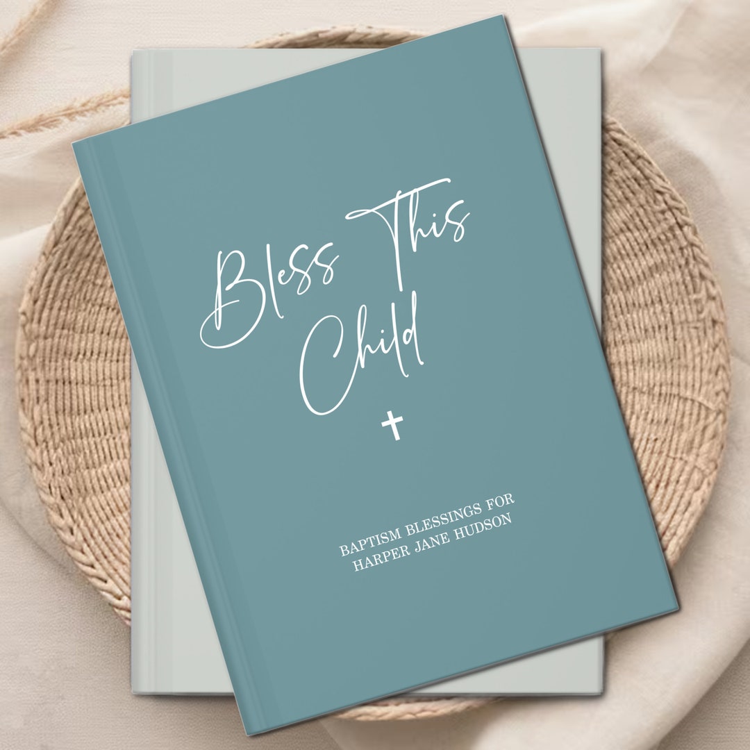 Baptism Guest Book, Baptism Sign in Book, Babys Christening Guest Book ...