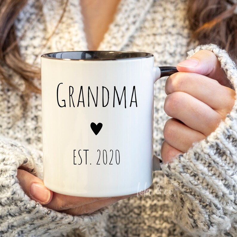 Personalized Grandma Est. 2023 Mug: New Grandma Gift - Etsy