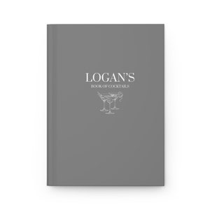 Custom Cocktail Recipe Book, Personalized Bar Recipe Book, Cocktail ...