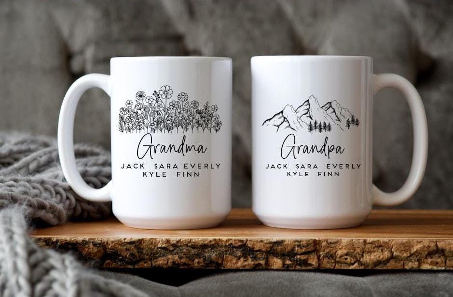 Personalized Grandma Mug: Pregnancy Announcement Gift - Etsy